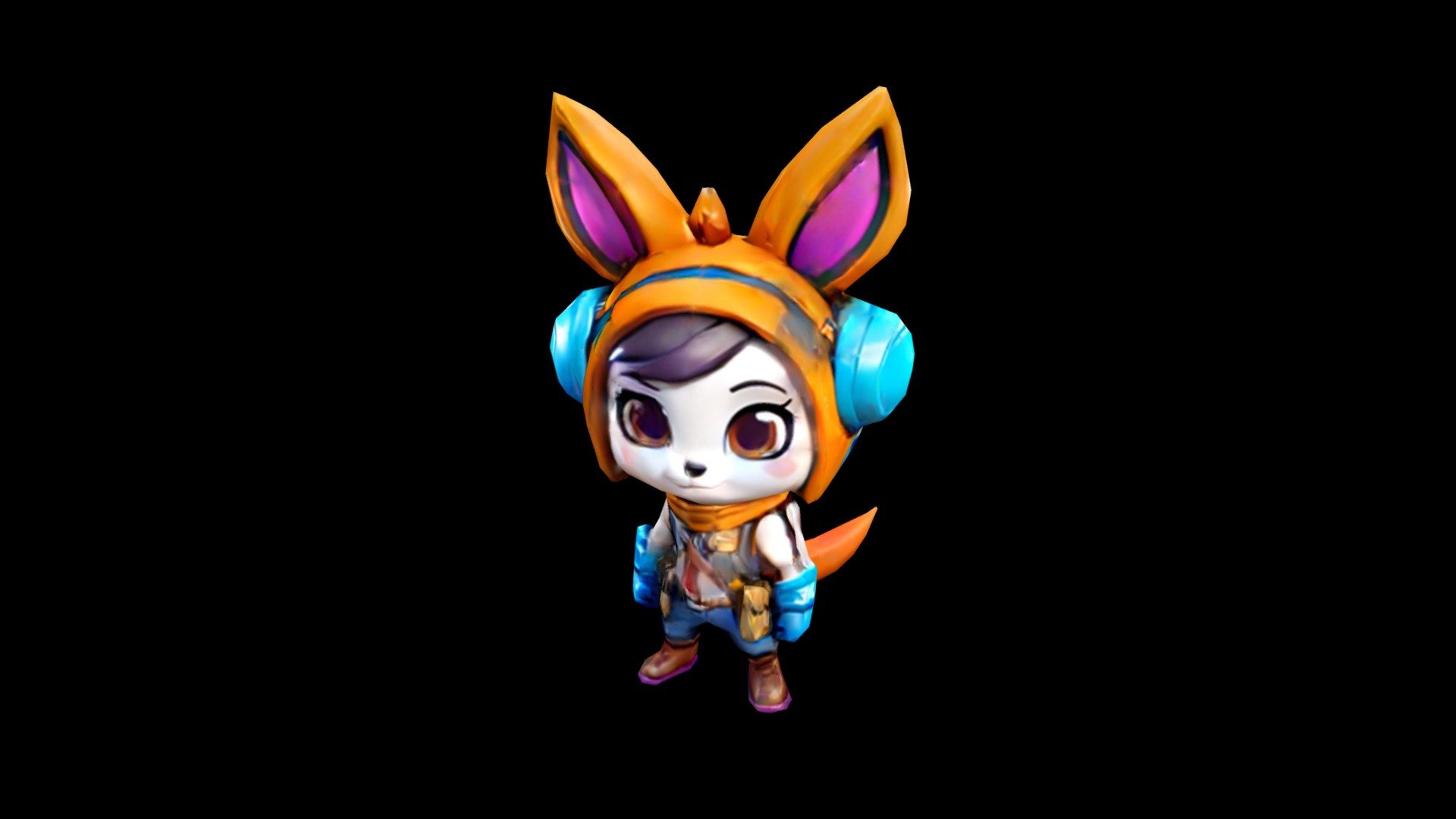"Playful Fawn Expressions in Cartoon Art" Head E - Download Free 3D ...