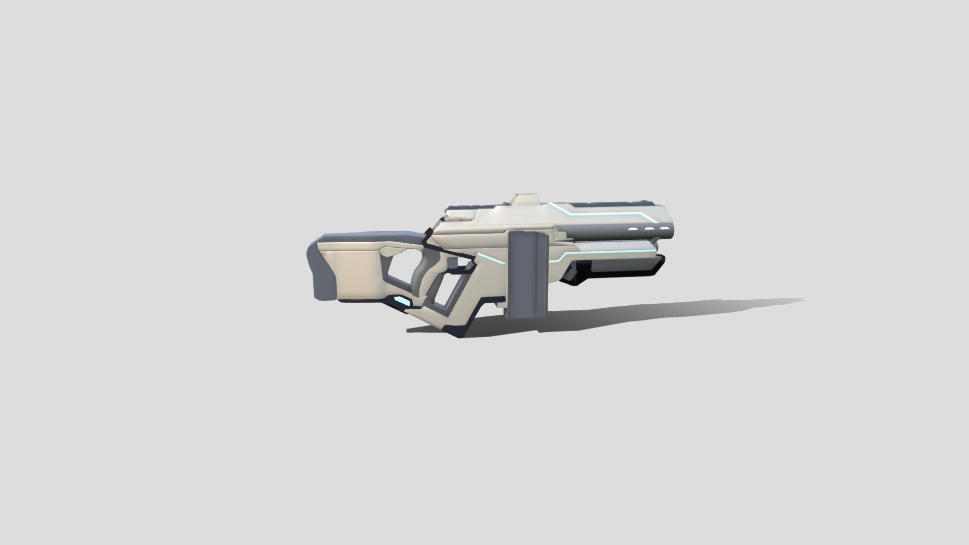 Sci-fi Assault Rifle - 3D model by martconnor [365d819] - Sketchfab