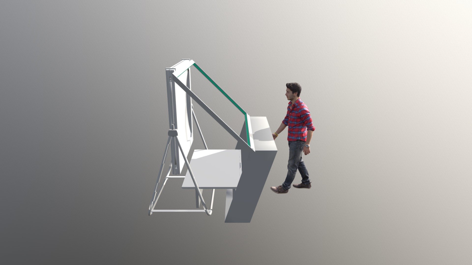 Beam Splitter Frame V03 - 3D model by cedarc [365dbc9] - Sketchfab