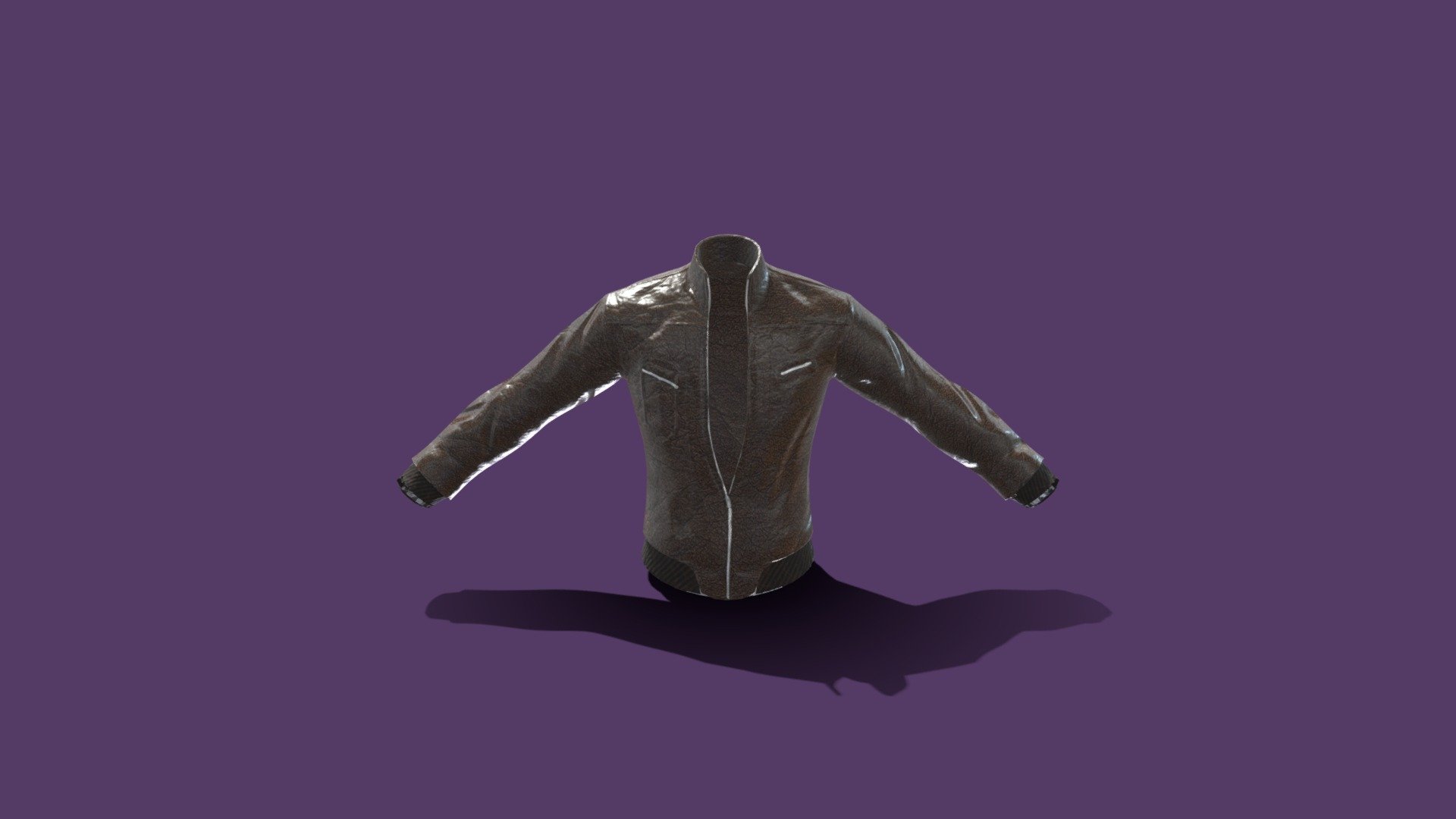 Leather Jacket - 3D model by Dylan Stokes (@ghost42013) [365e77a ...