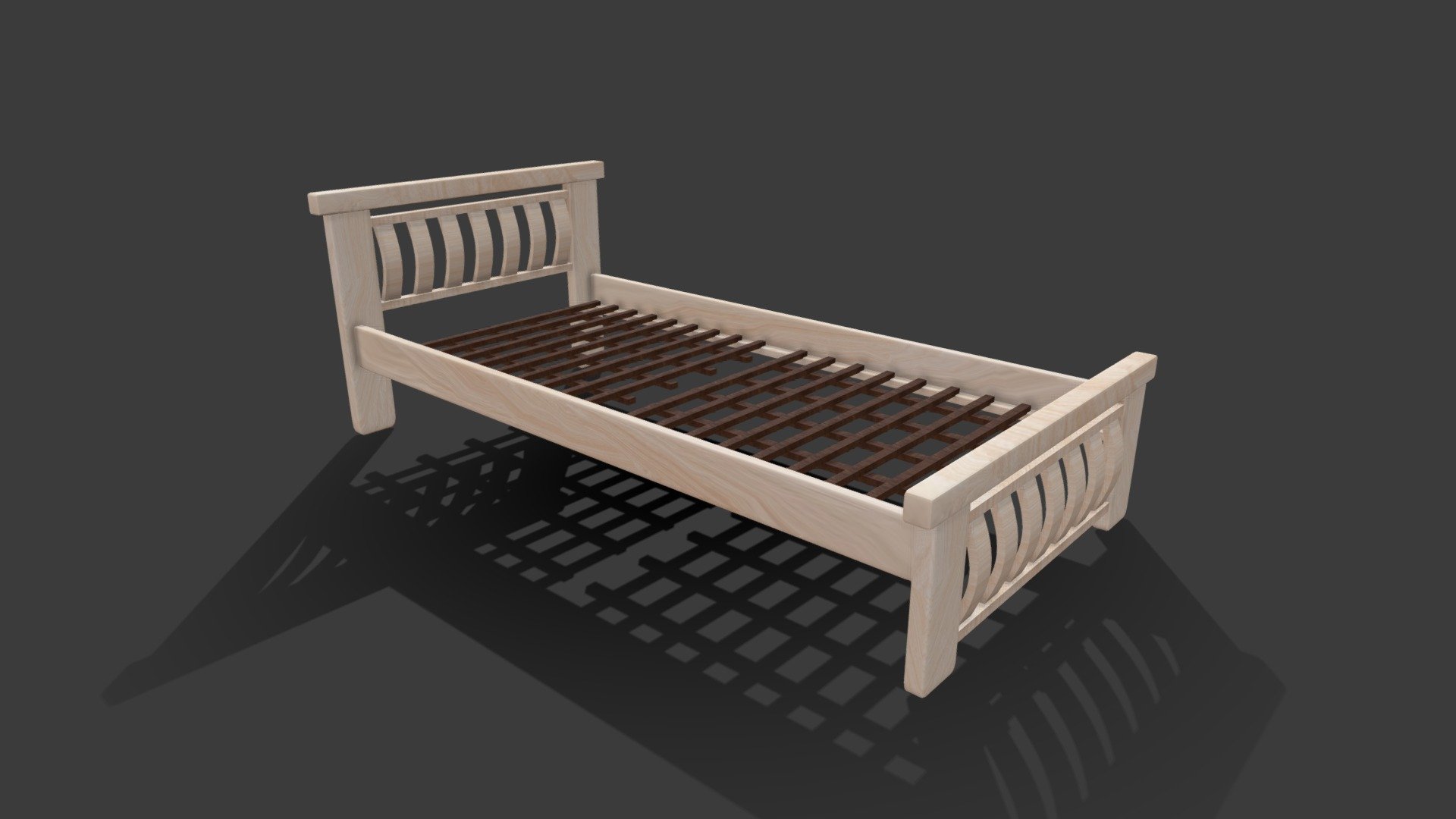 Bed - Download Free 3D model by OPREXT [36611b9] - Sketchfab