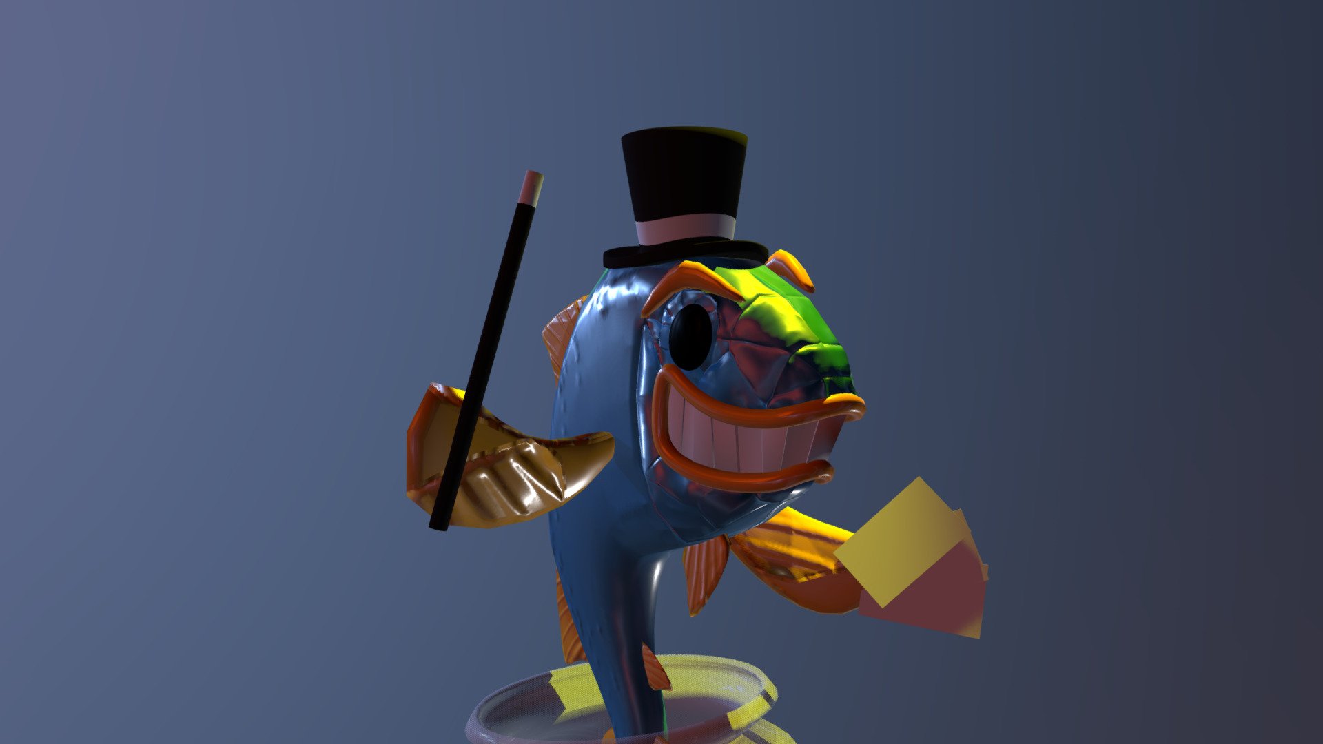 Magic Fish - 3D model by luis66481 [36614c5] - Sketchfab