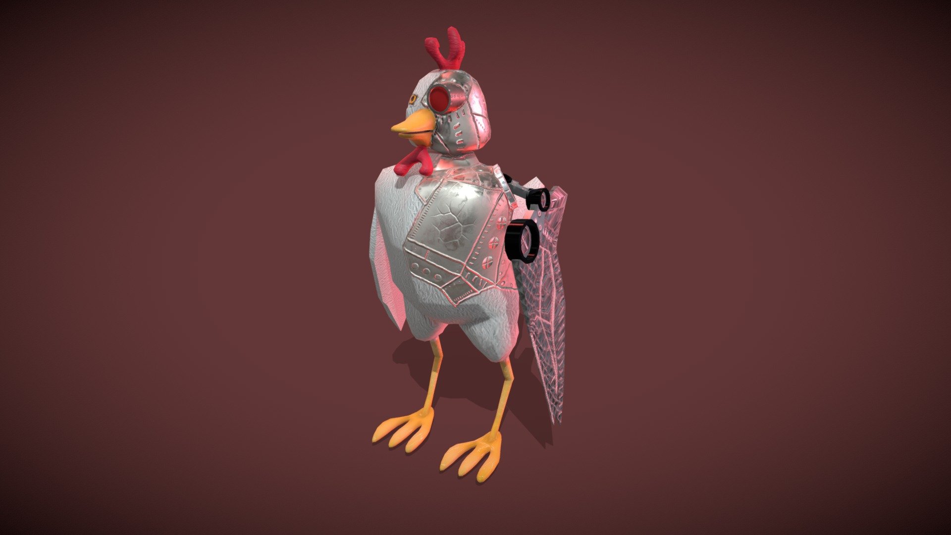 Cluck-o-Tron | Chicken Robot | Monnens Joppe - 3D model by MoJo ...