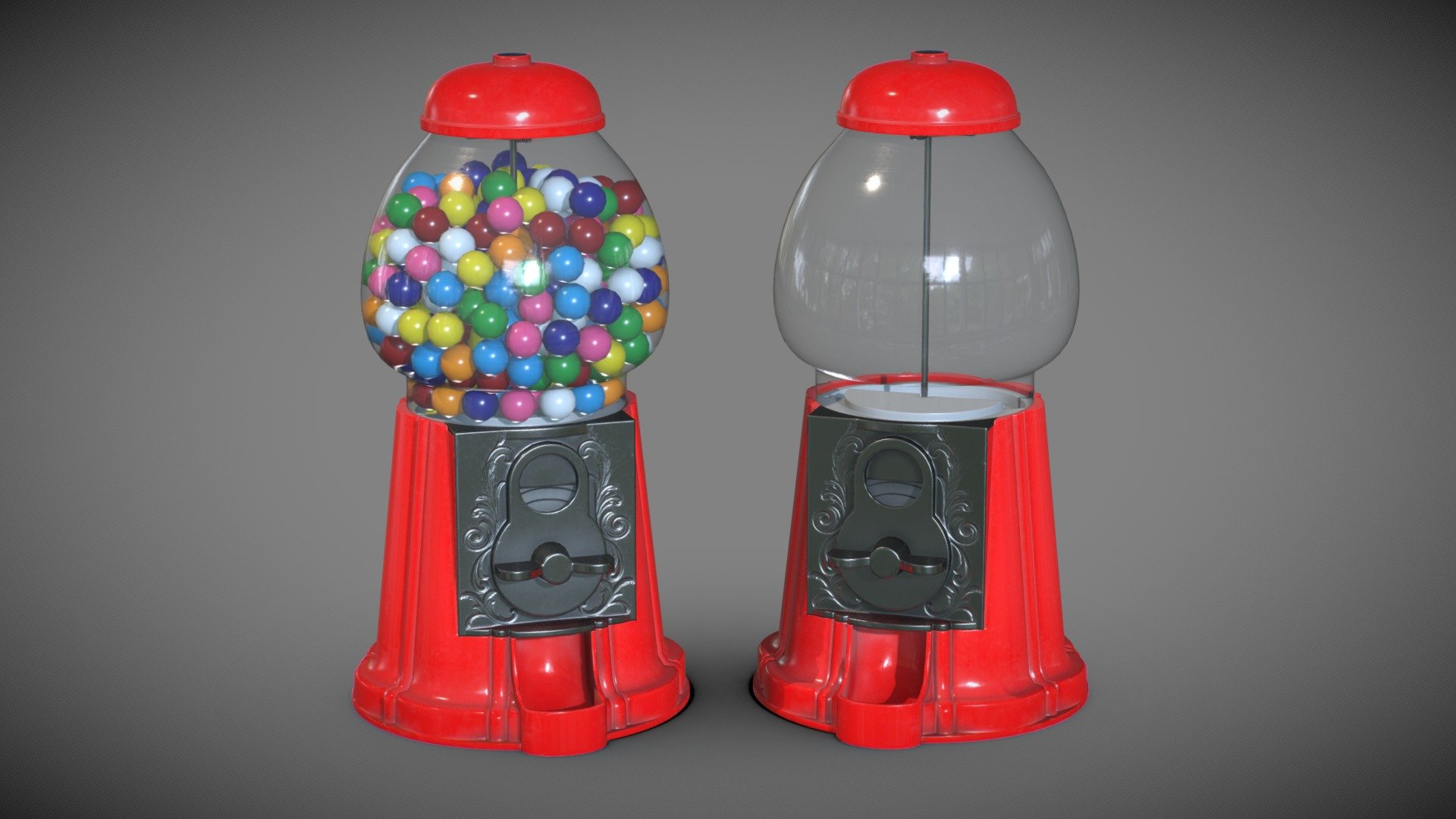 Gumball Machine - Buy Royalty Free 3D model by David Henson (@david ...