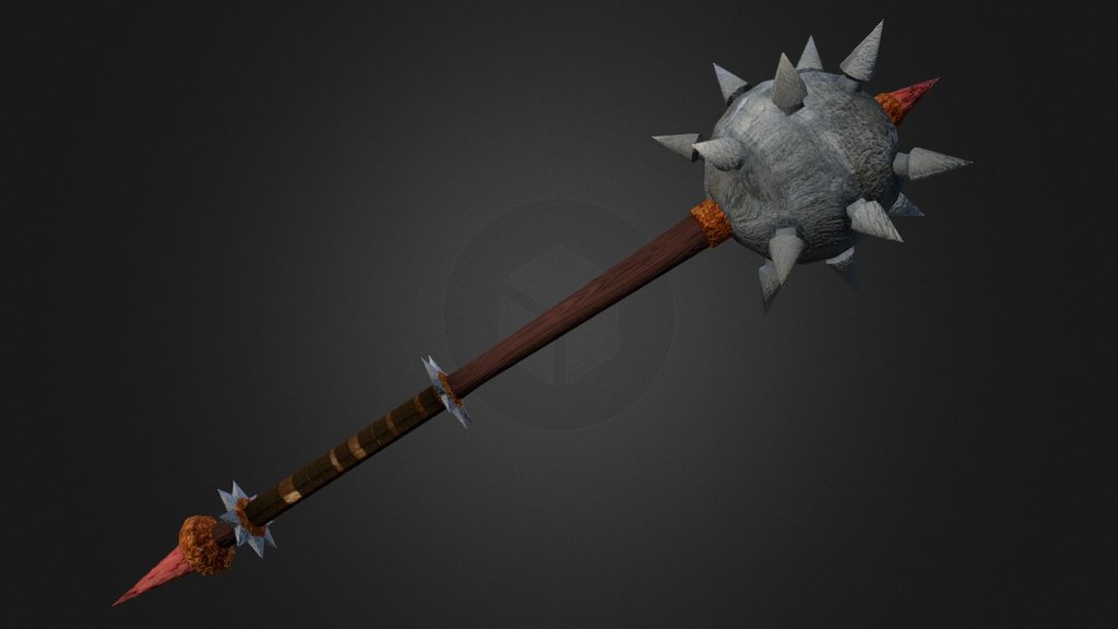 Mace Large - 3D model by PantherOne [366735b] - Sketchfab