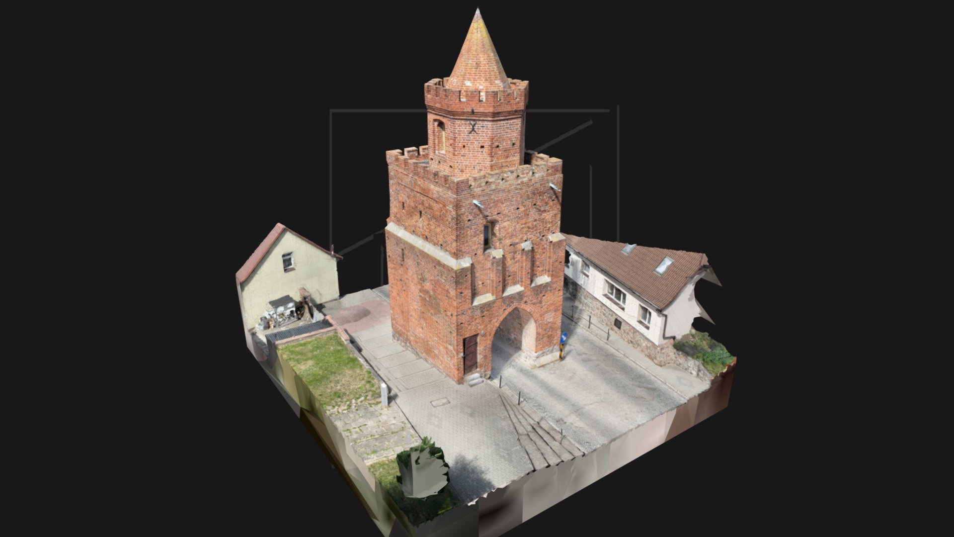 Brama "Pyrzycka" w Lipianach - 3D model by Biuro Dokumentacji Zabytków ...