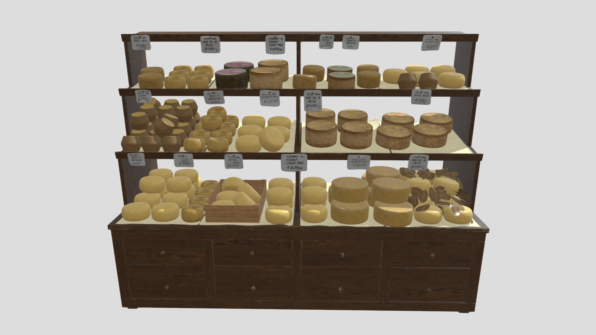Store fixtures 17 AM216 Archmodel - Buy Royalty Free 3D model by ...