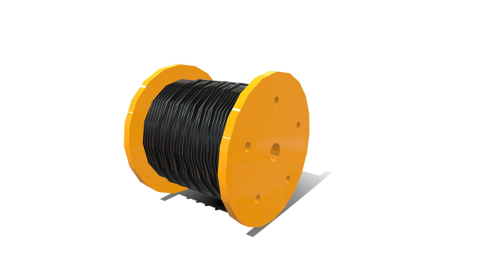 Cable Drum - Download Free 3D model by YodhaGameStudio [366b995 ...