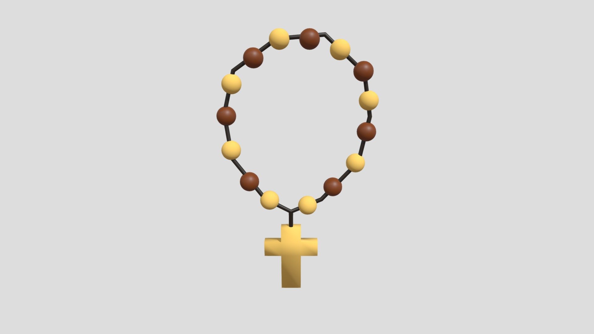Rosary Beads - 3D model by Lennon_silcock [366f195] - Sketchfab