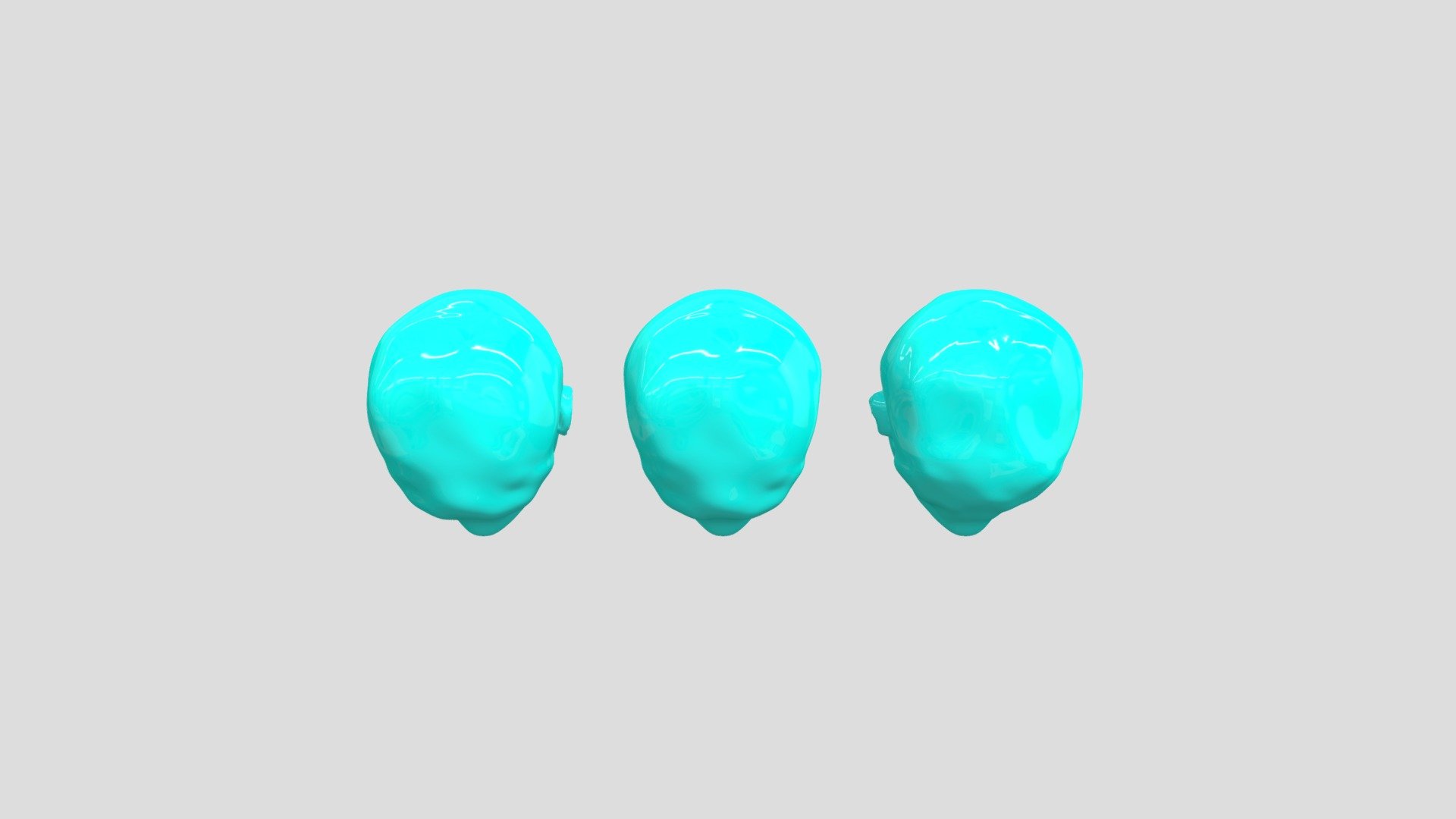 3 head - 3D model by chuncin [36712f3] - Sketchfab