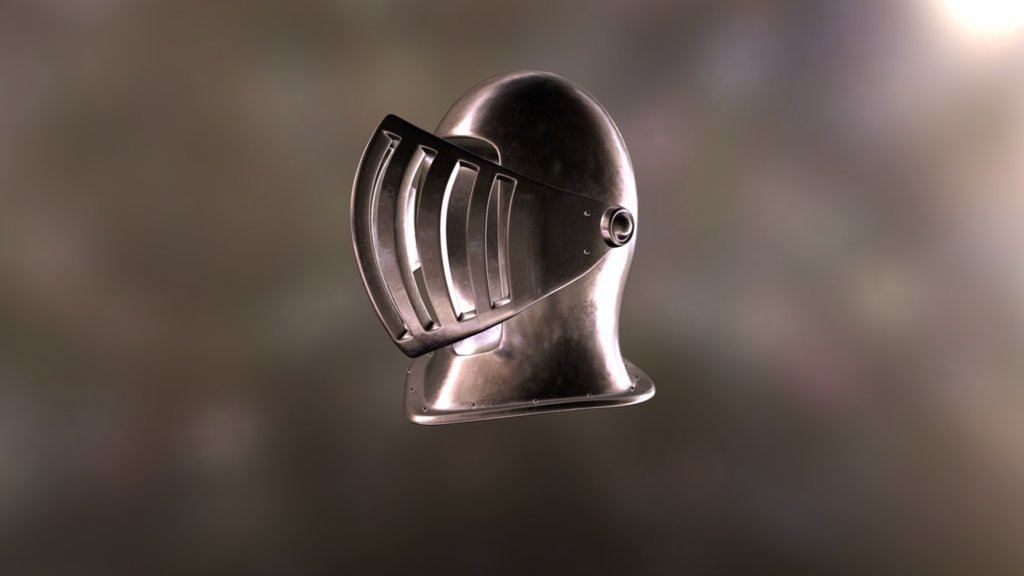 Knight's helmet - Harald, the Scatty Spook asset - 3D model by ...