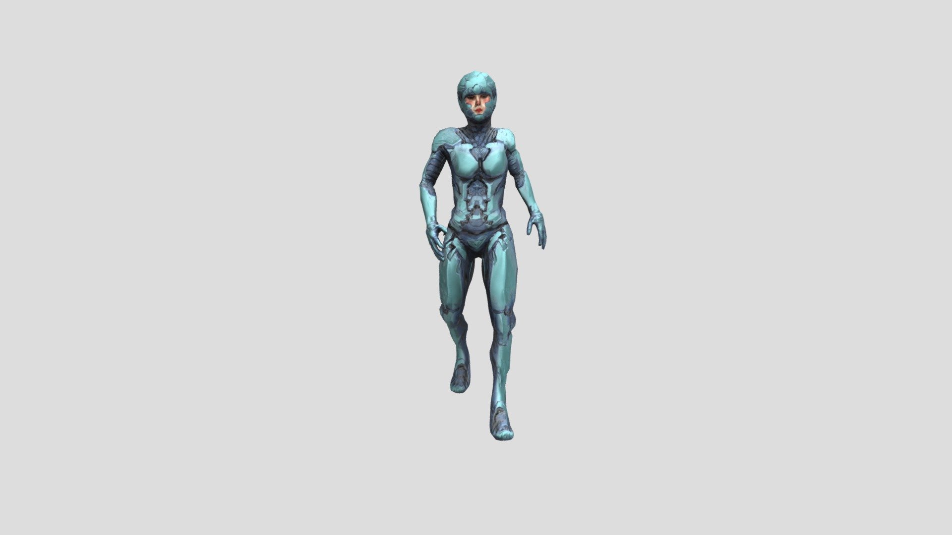 Space Trooper Female - 3D model by ervi4n [3671754] - Sketchfab