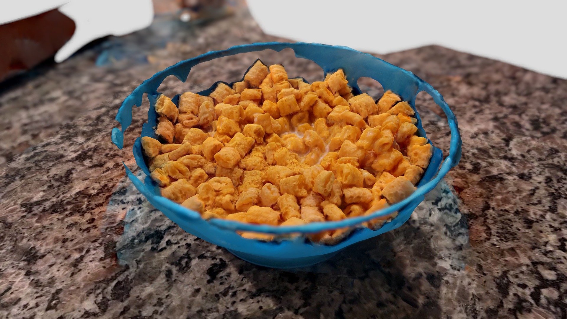 Cereal in a Blue Bowl - Download Free 3D model by stevencmutter ...