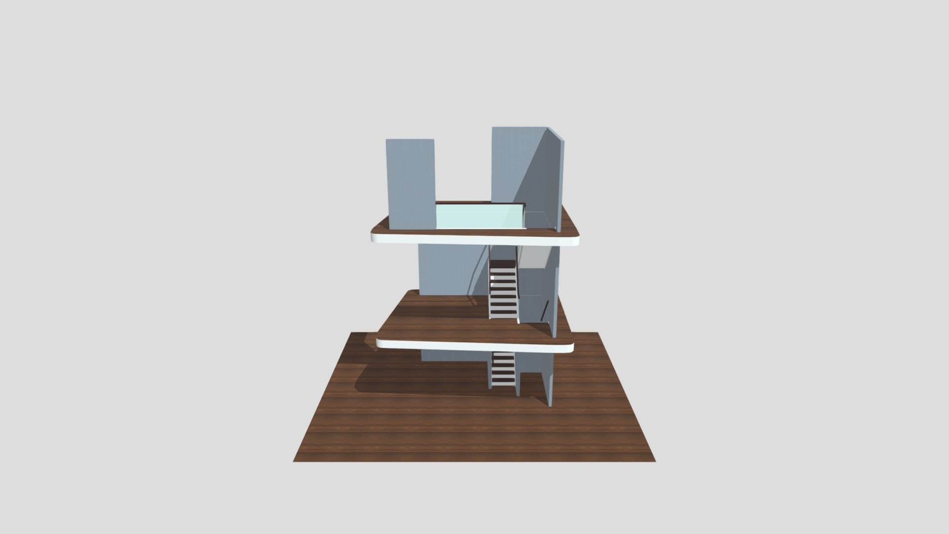 51929 Glass U Shape - 3D model by designedstairs [3674cc5] - Sketchfab