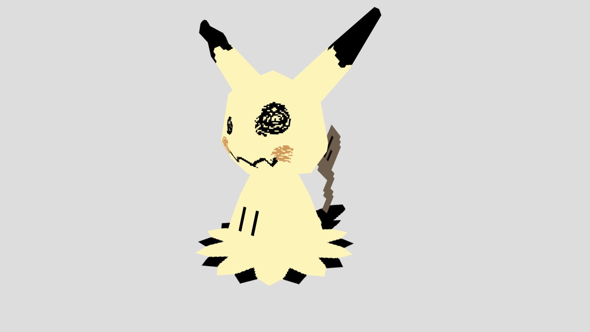 Mimikyu Low Poly - 3D model by Jirot [3674e1a] - Sketchfab
