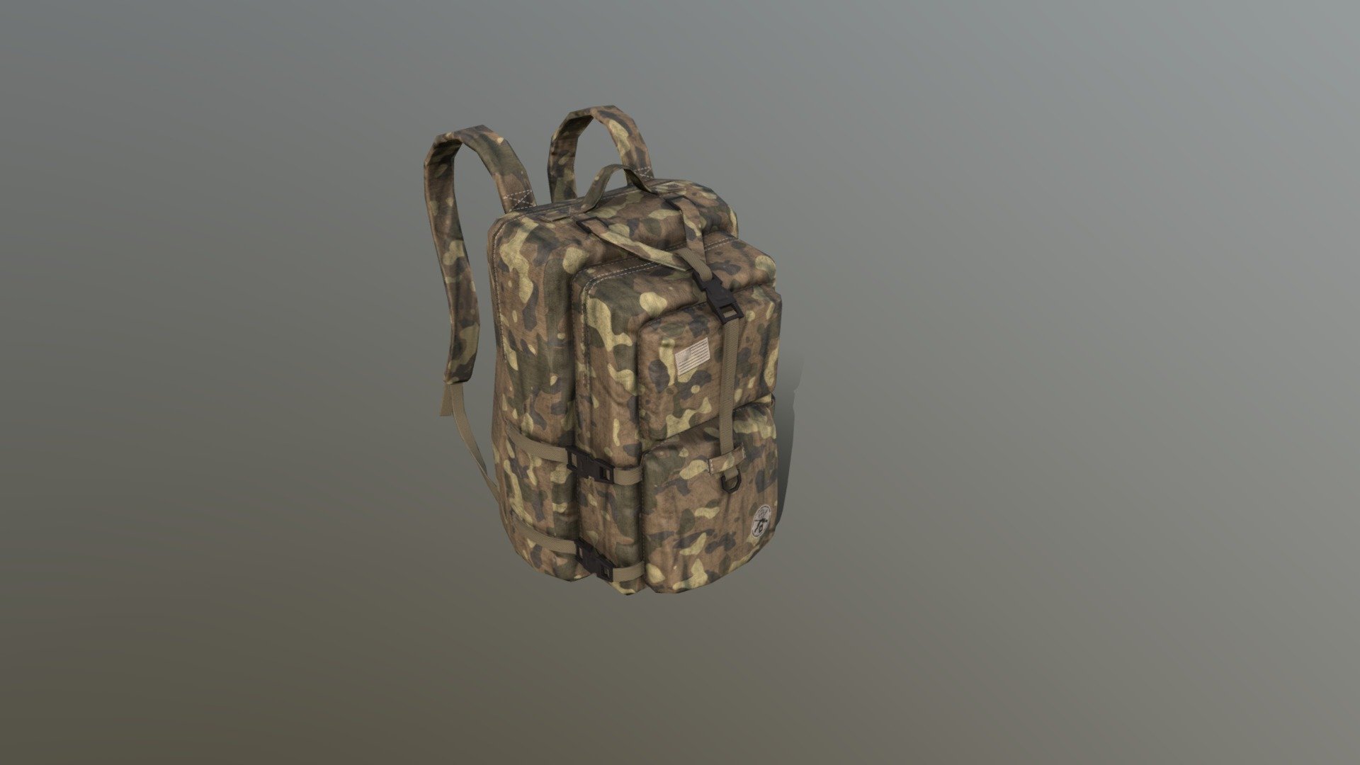 Low poly backpack - 3D model by creosine [3674fa8] - Sketchfab