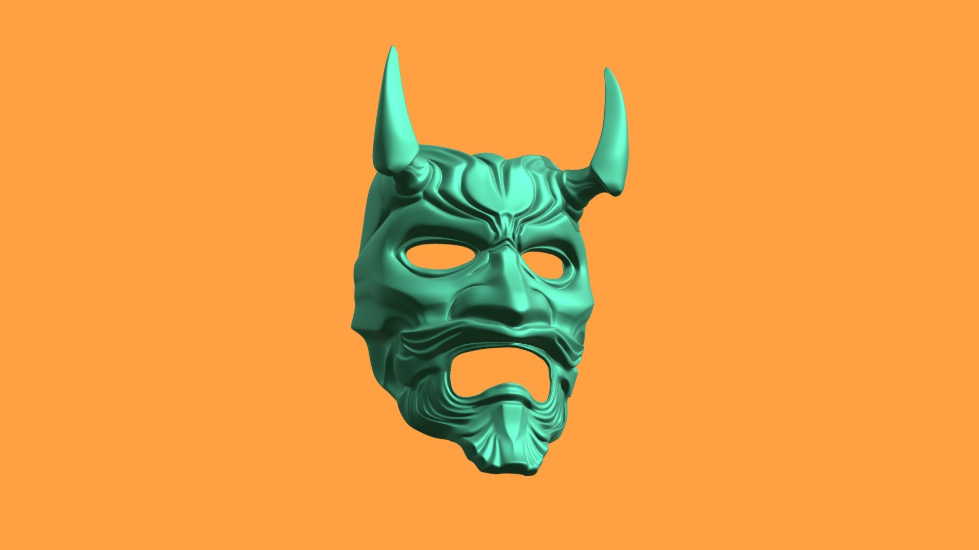 DemonMask - Download Free 3D model by Lokrian [3675514] - Sketchfab