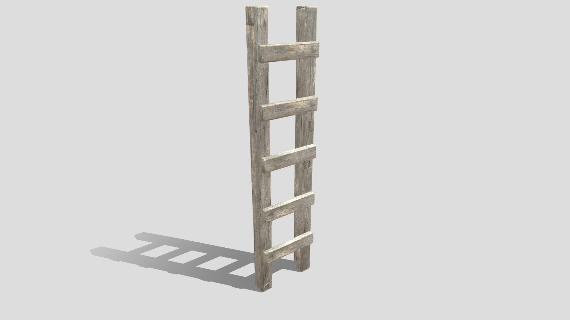 wooden ladder - Download Free 3D model by lucsxf49 [3675734] - Sketchfab
