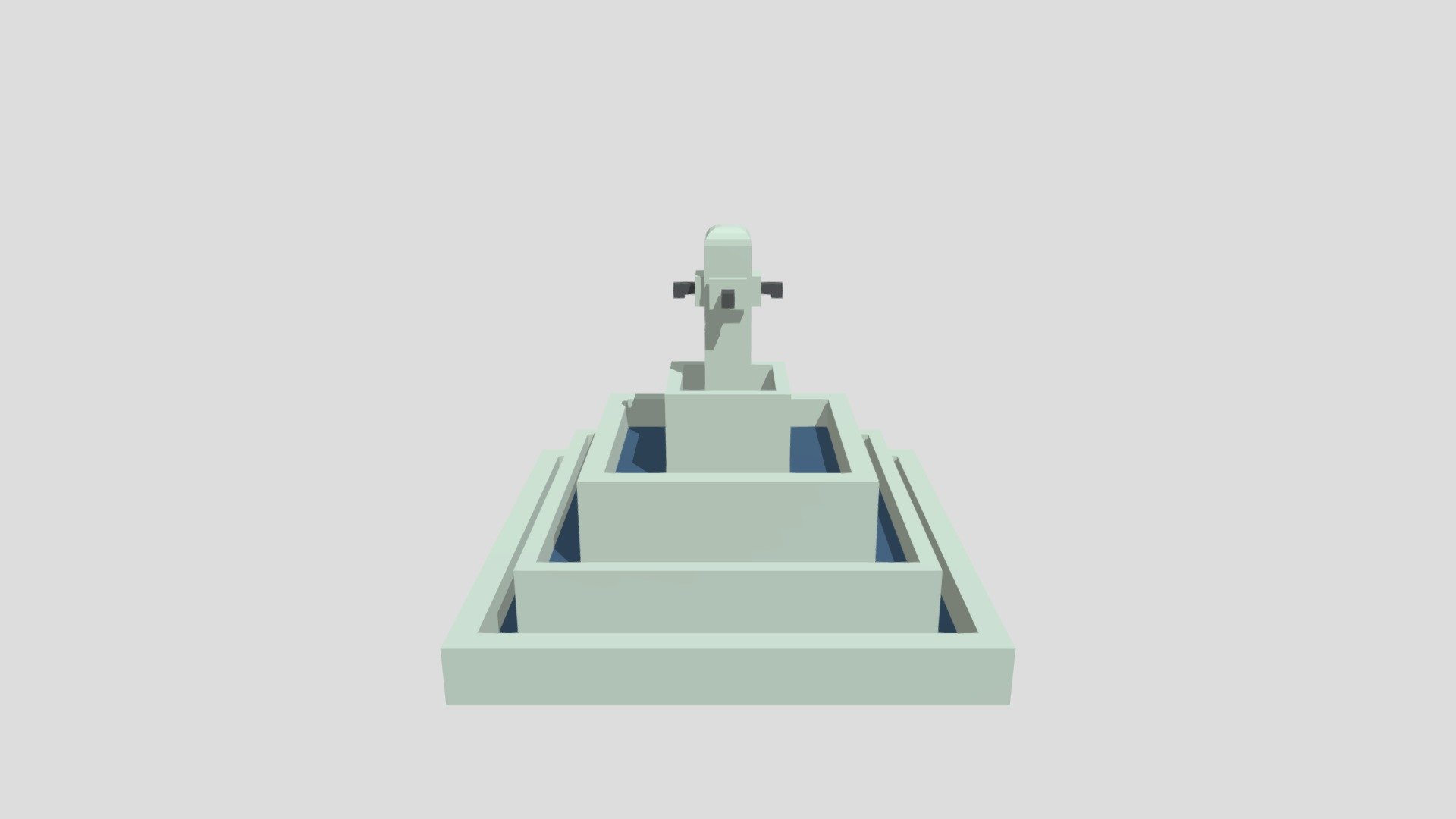 Simple Square Fountain - Download Free 3D model by MithunanJ [3676687 ...