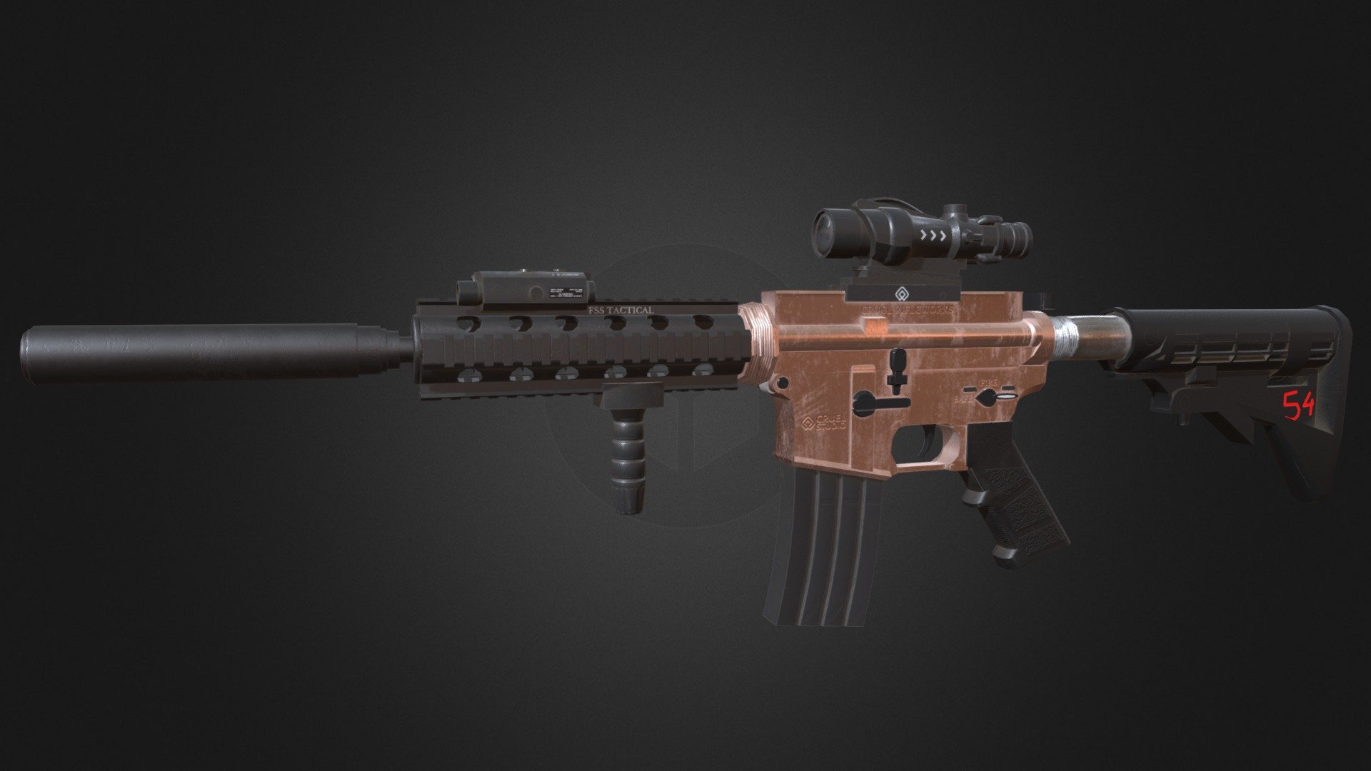 M4 - Download Free 3D model by cruel1 (@tepeugur08) [367693c] - Sketchfab