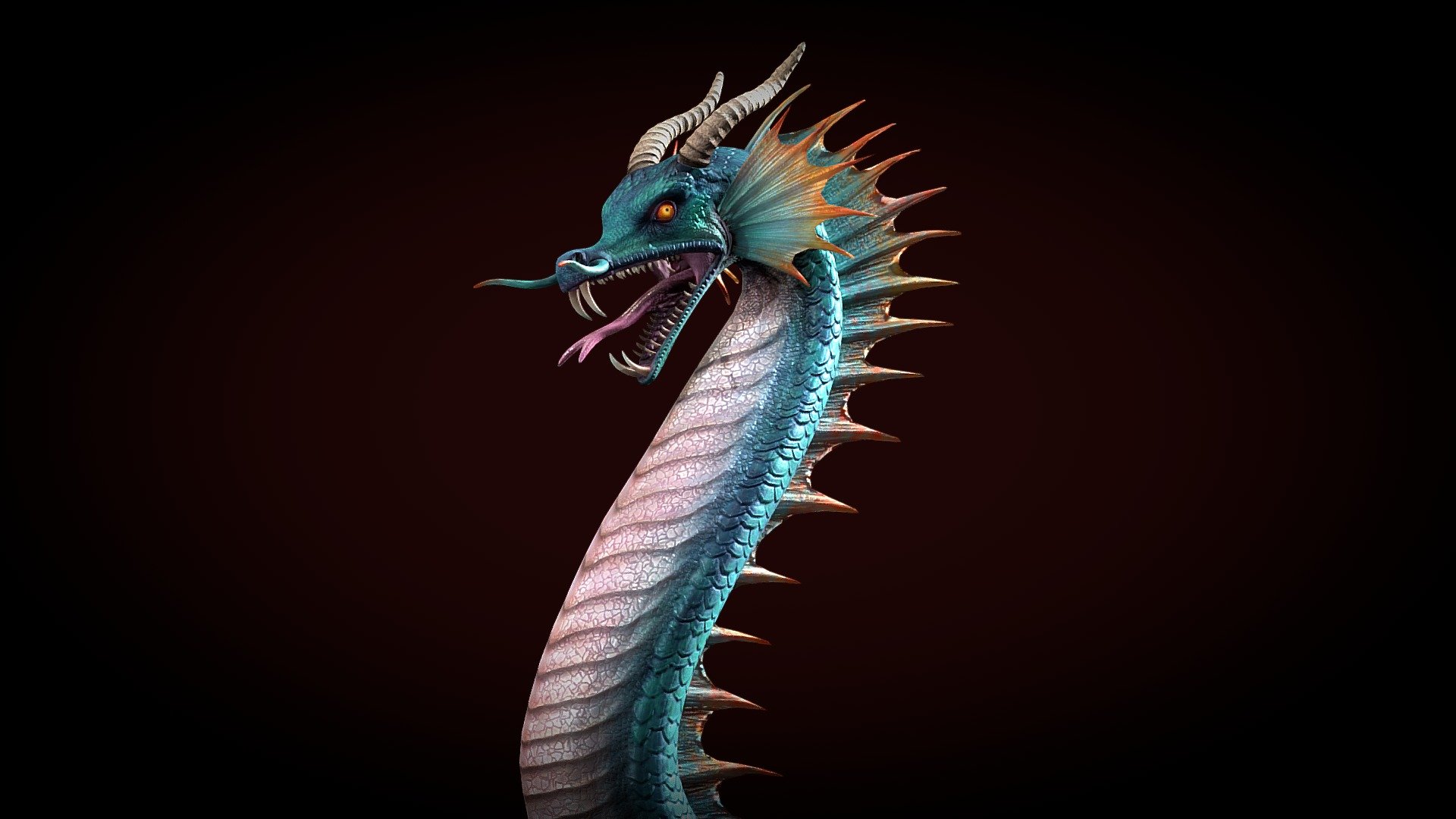 Sea Dragon - Download Free 3D model by C.J..Goldman [367b0f9] - Sketchfab