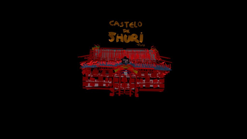 Castelo de Shuri - Shuri Castle - Download Free 3D model by ogusko ...