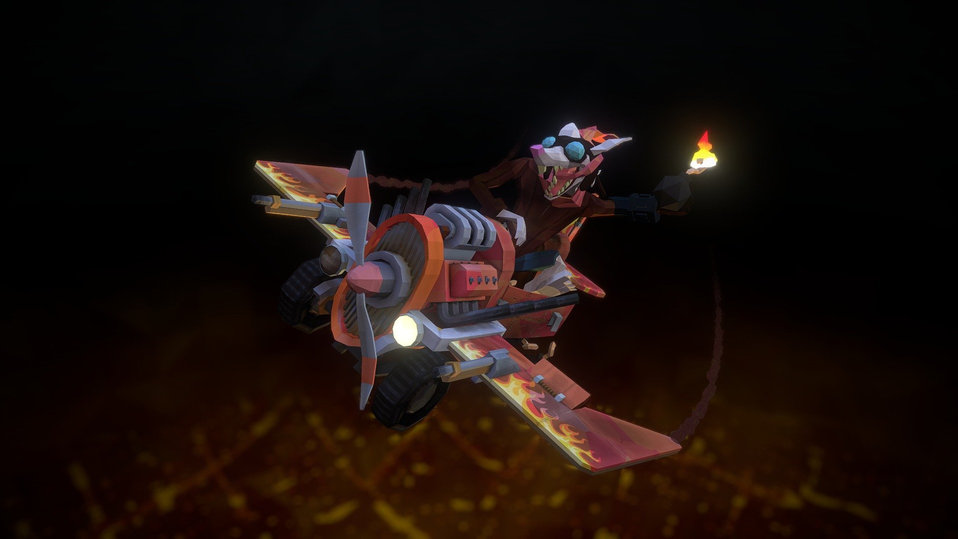 Diesel Punk Rat Pilot - 3D model by Jesse Amiel D. Gayanilo (@JCG_THE ...