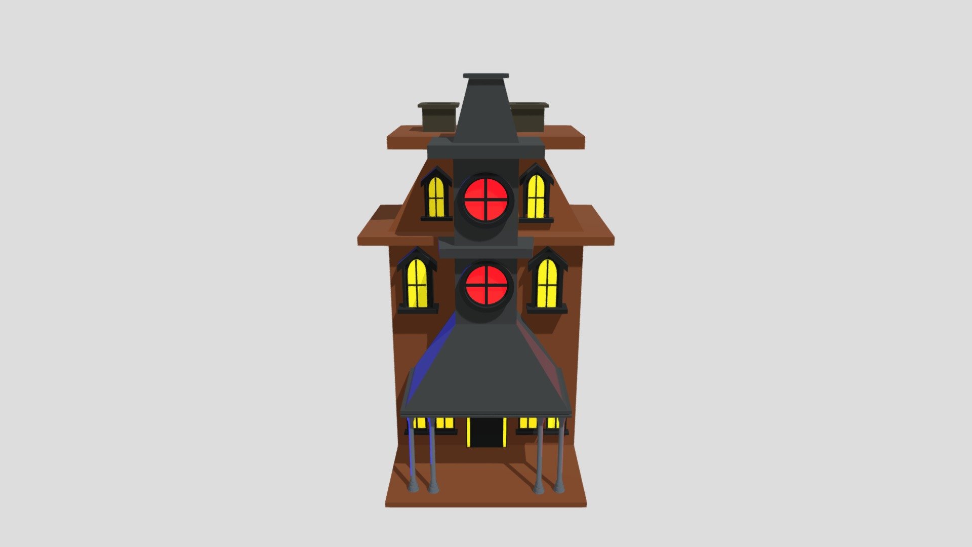 HUNTED HOUSE - 3D model by elcontemporaneojoan [367ea48] - Sketchfab