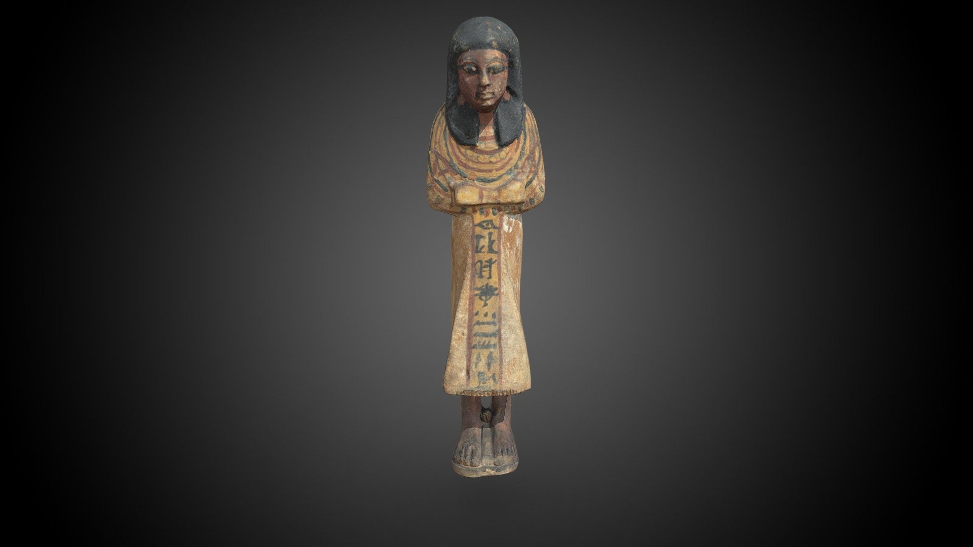 Ushabti of the Scribe Tjauenhi - 3D model by Museo Egizio (@Museoegizio ...