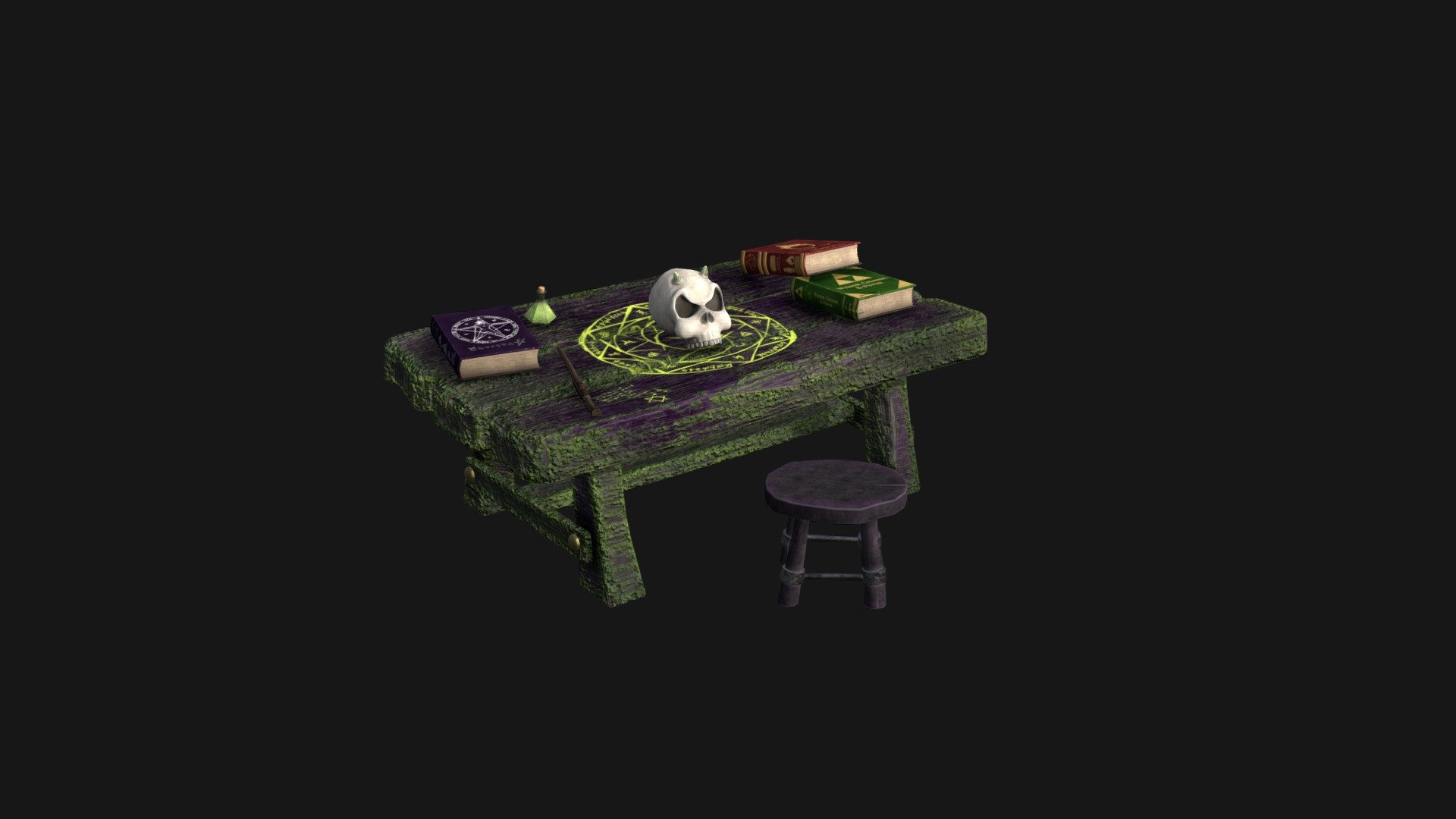 Wizards Table - 3D model by Antonio Holguin (@antoniohdg) [367f743 ...