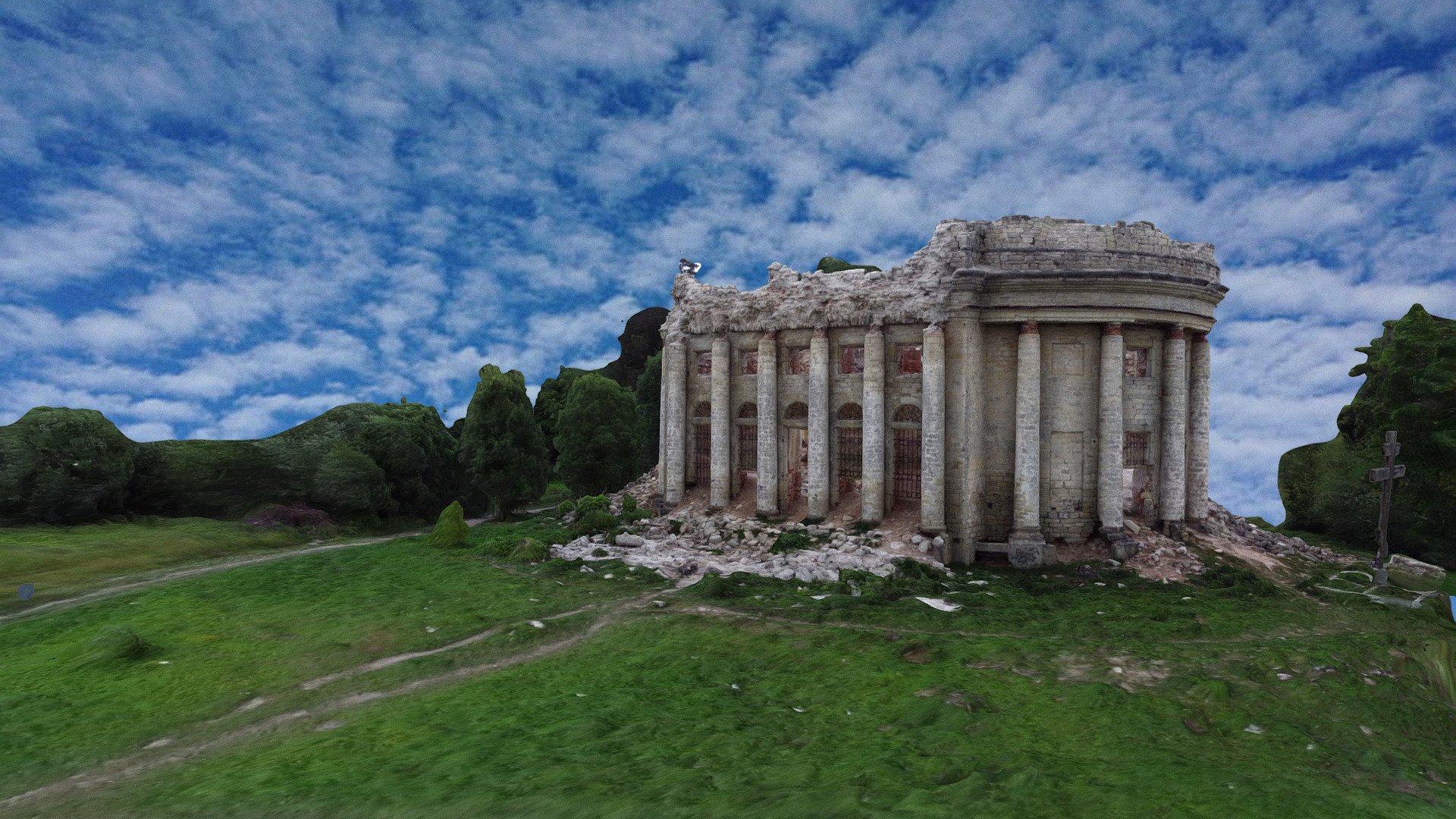 Iglesia Sagrada Trinidad PYATAYA GORA - RUSIA - Download Free 3D model ...