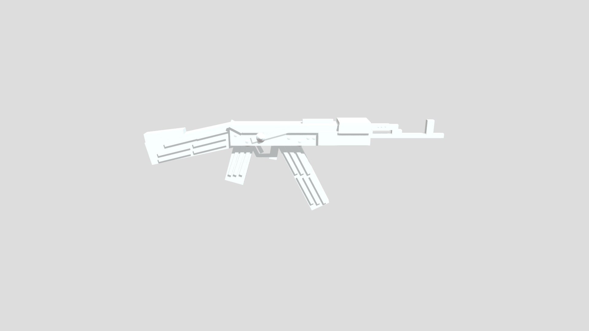 Ak-55 gun my first model - Download Free 3D model by imposter ...