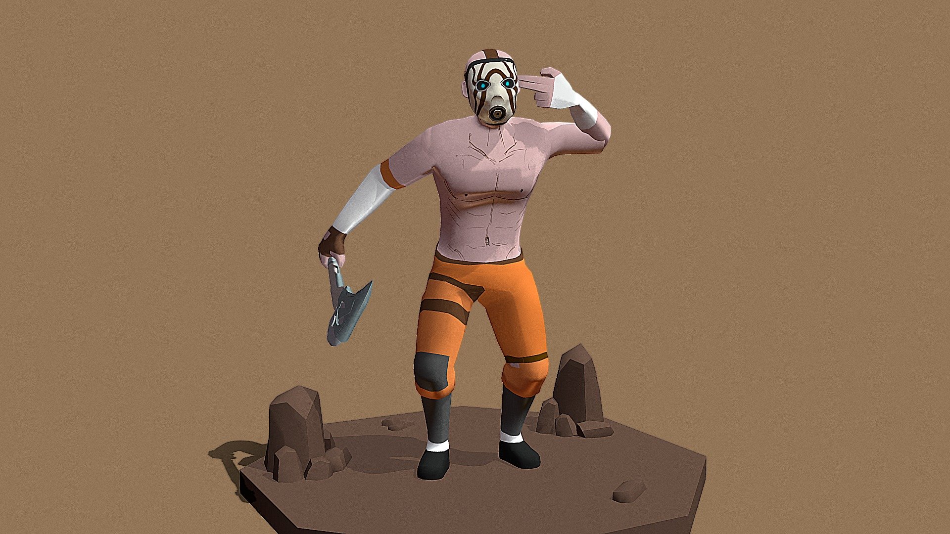 Psycho (WIP) - 3D model by cjbarron [36806df] - Sketchfab