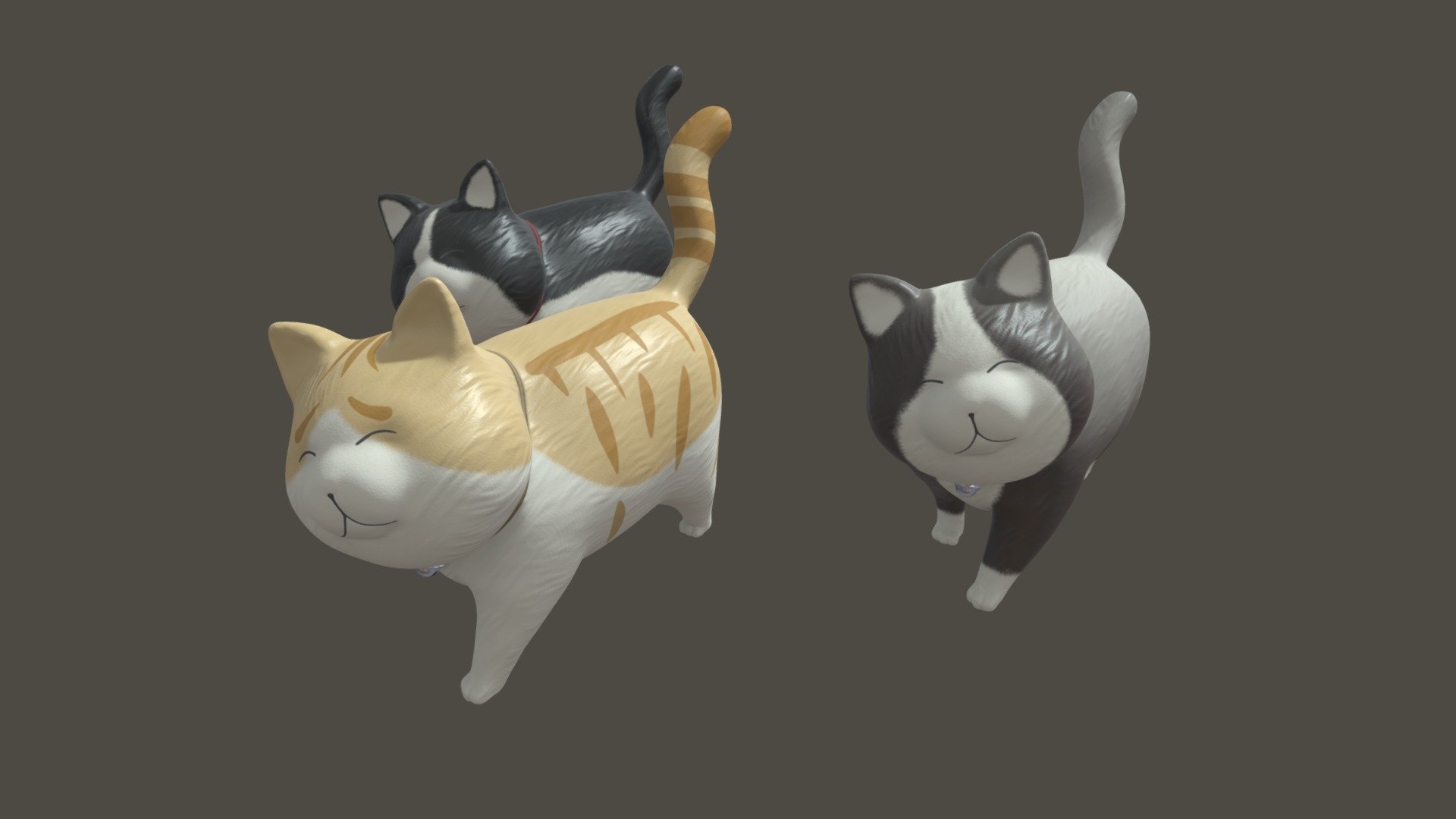 Miniature Cat Figure - Buy Royalty Free 3D model by pocolov [3680912 ...