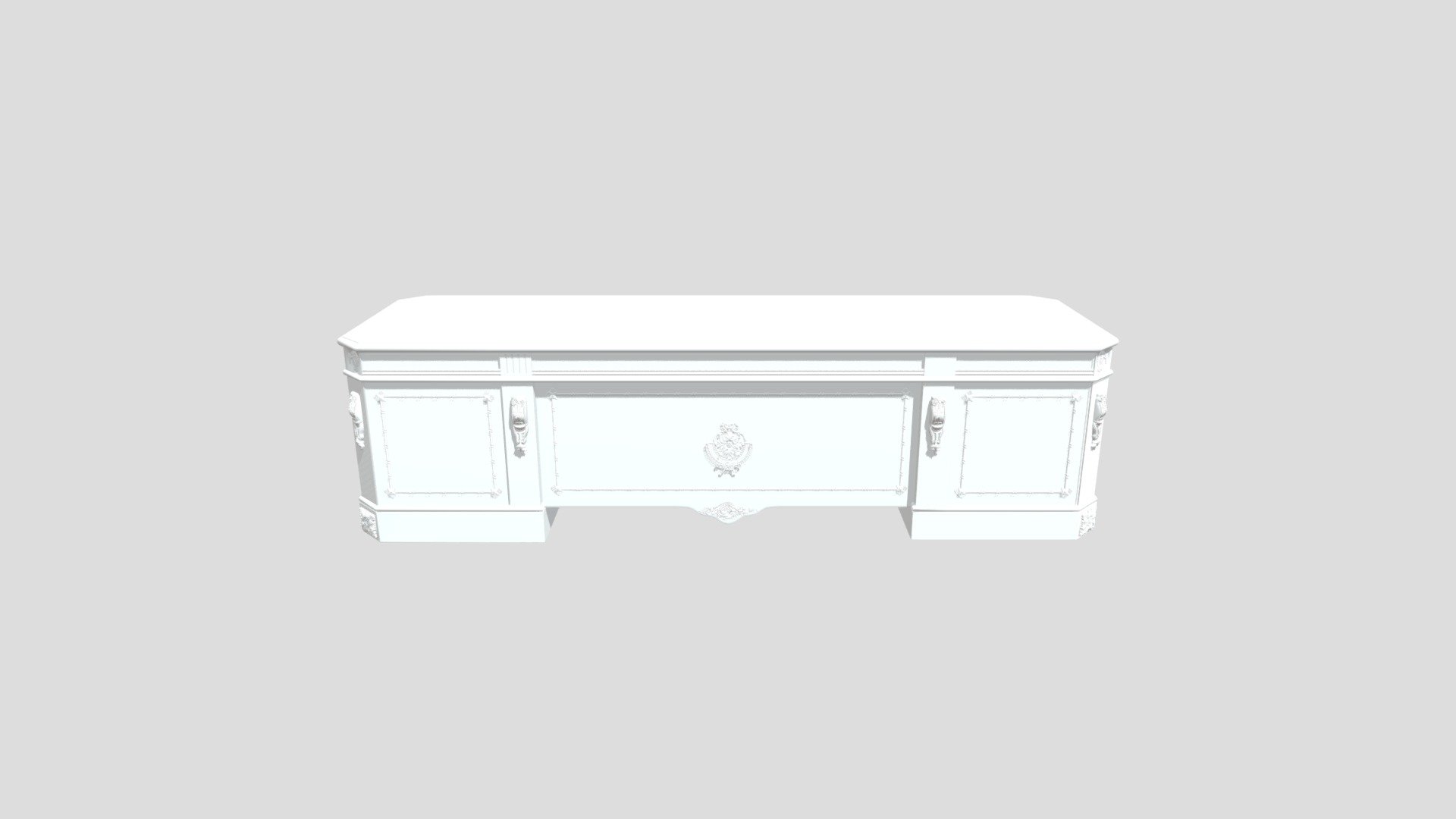Classical Commode For Office Interior 3D model - 3D model by Modenese ...