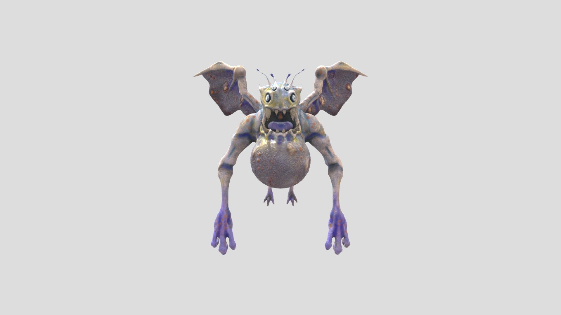 Demon Frog - 3D model by maddayum22 [3684bae] - Sketchfab