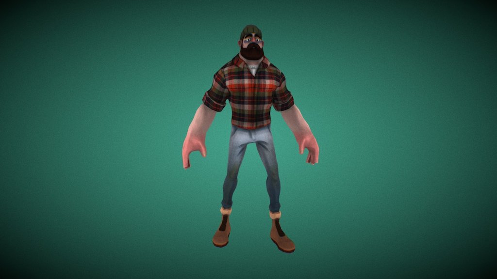 The Lumberjack - 3D model by Stephen O'Callaghan (@stephen.ocalla ...