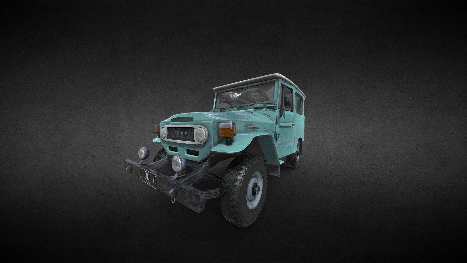 Toyota FJ40 Land Cruiser - 3D model by fauzan_3d (@mbooo1) [3689b59 ...