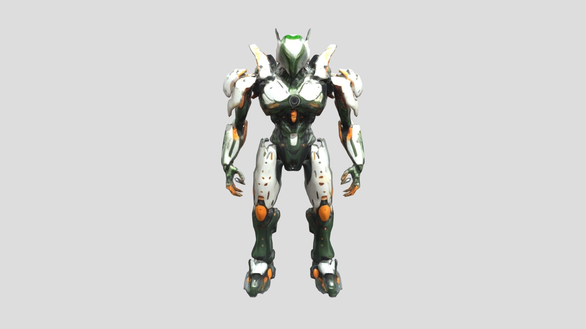 Cyber Sentinel - 3D model by ghostx9x [3689e4a] - Sketchfab