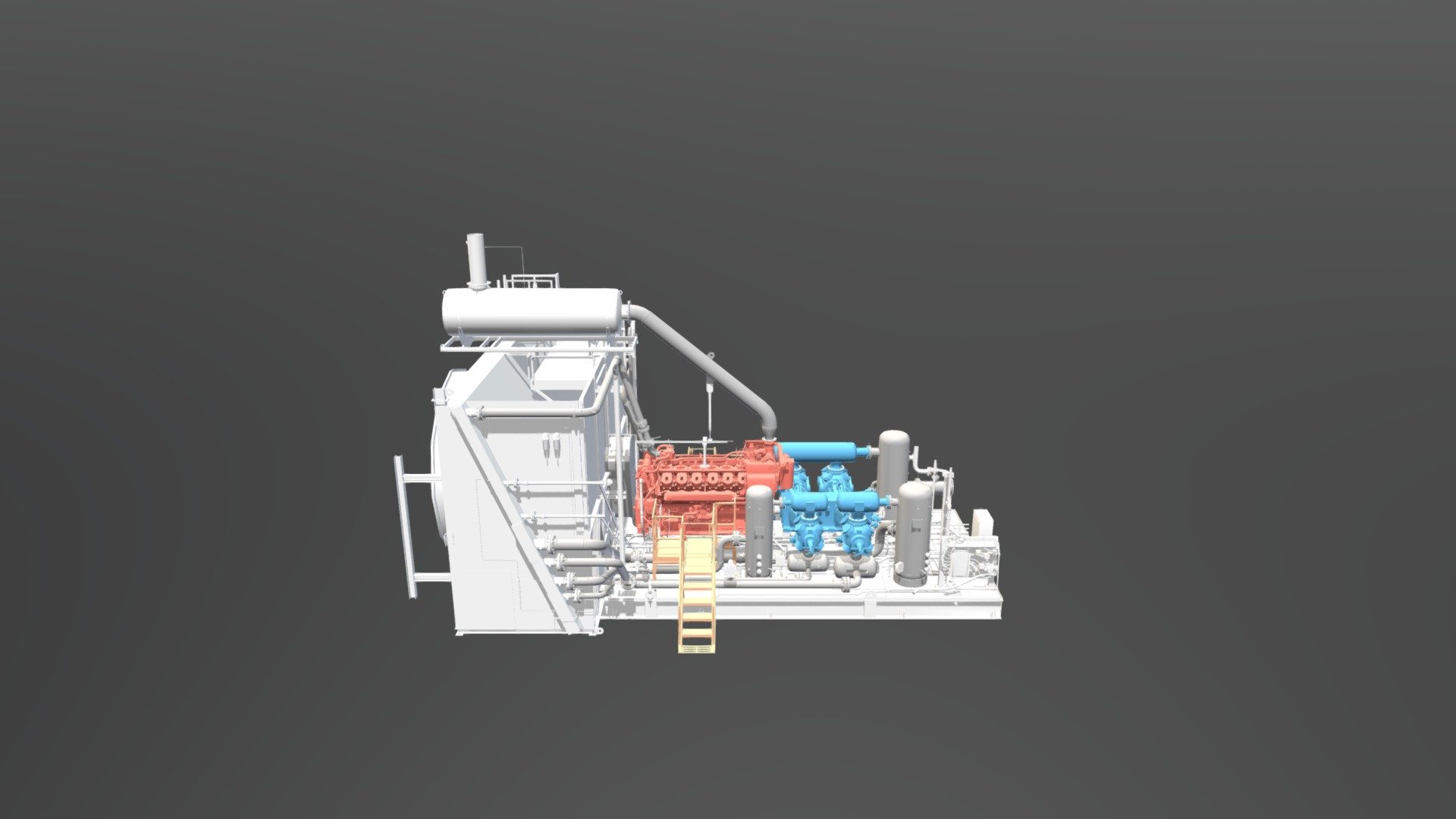 Waukesha Compressor FG102885-200 - 3D model by SNCL OIL & GAS (@SNCL ...
