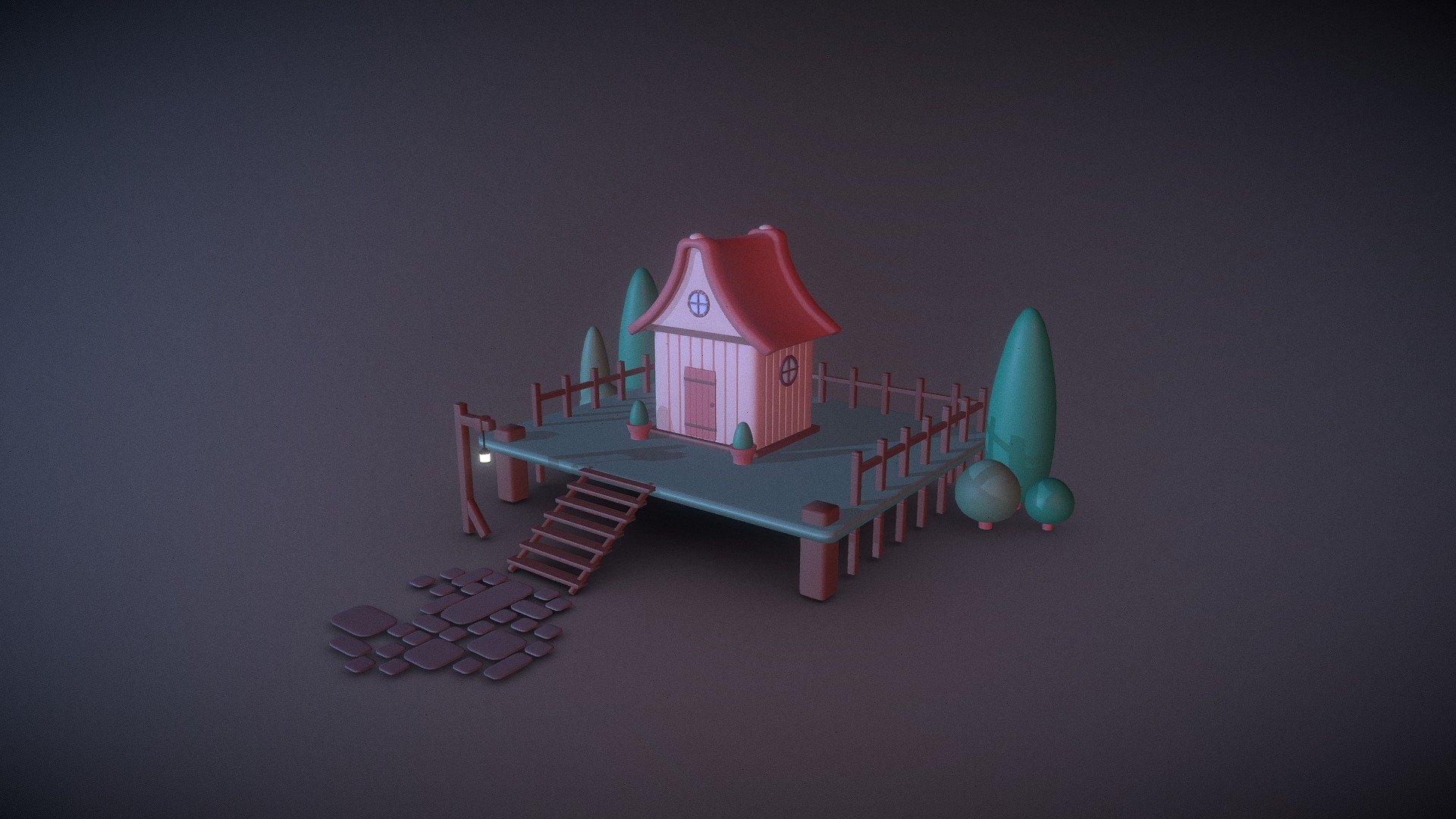 Stylize House - Buy Royalty Free 3D model by wingstech.3d [368d307 ...