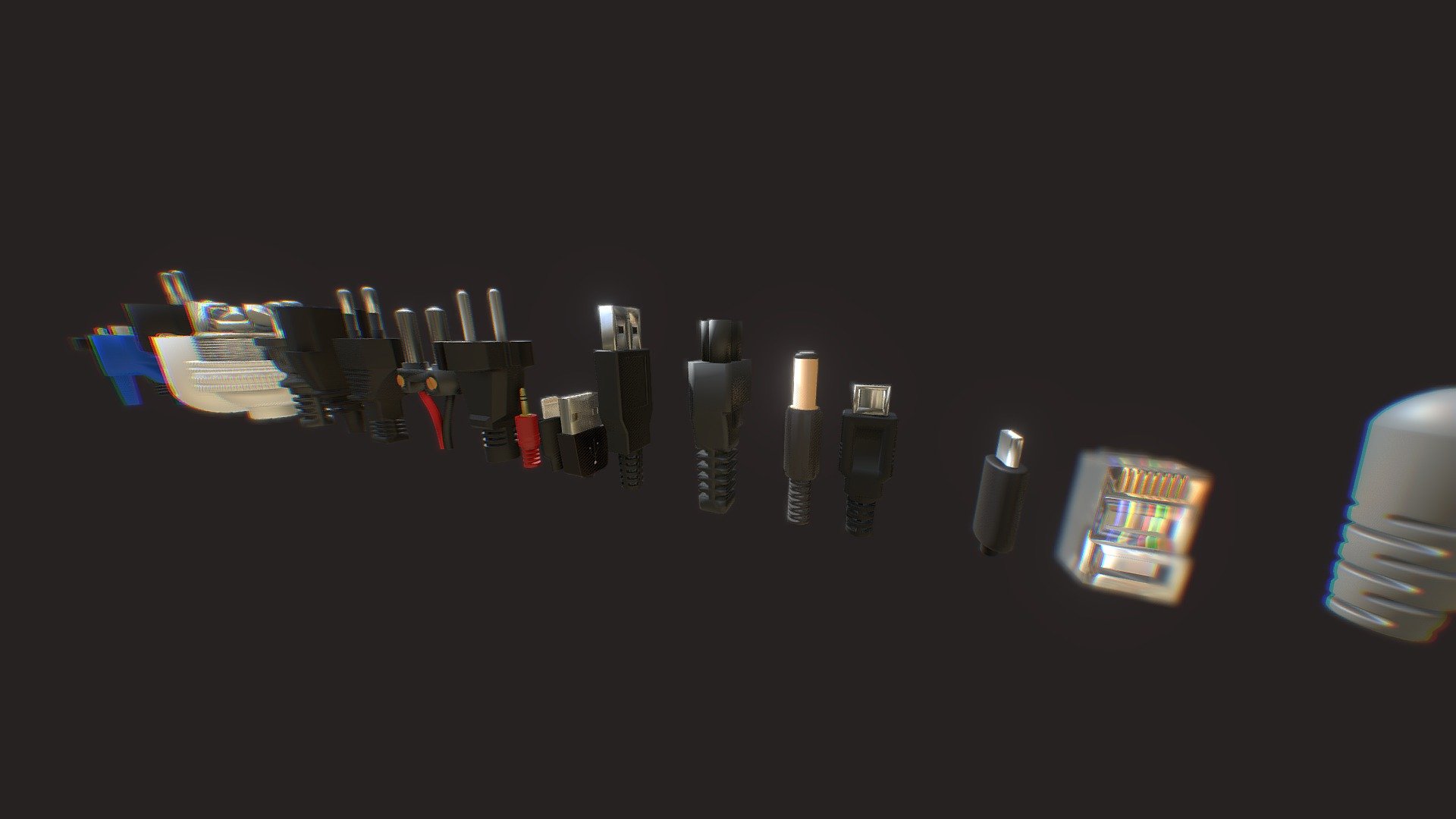 Realistic plug pack - 3D model by AT design studio (@ANDRIANIAINAToky ...