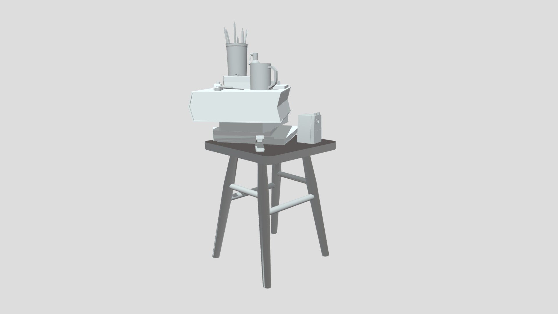 Homework_1 - Download Free 3D model by cattymary [368dc64] - Sketchfab