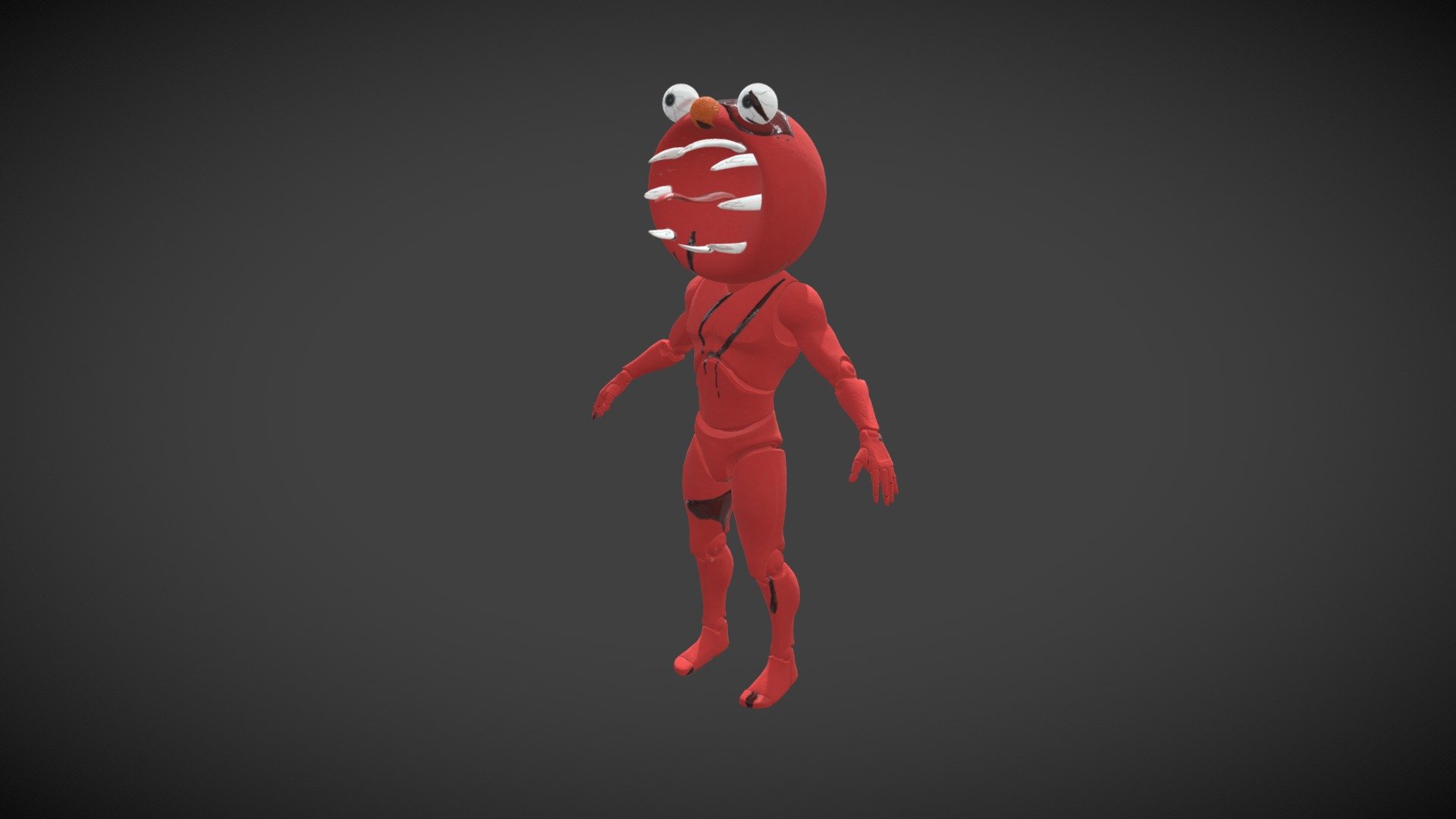 Elmo Oh No - Download Free 3D model by BenDawson [368f957] - Sketchfab