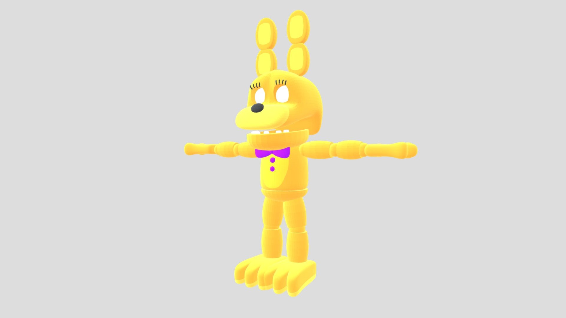 Spring Bonnie (FNAF World) - Download Free 3D model by AlphaFan1238 ...
