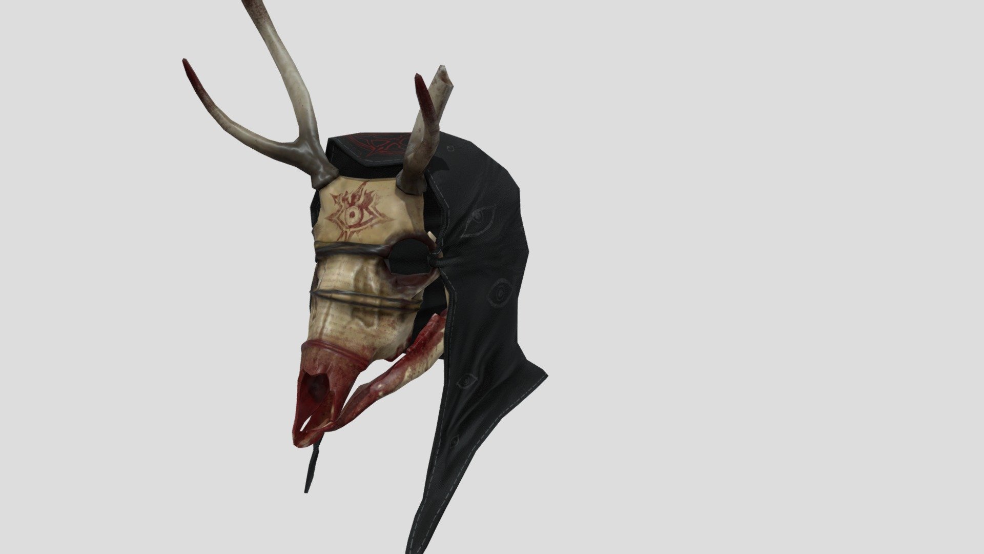 Blood ritual mask - 3D model by Serryas [3691159] - Sketchfab
