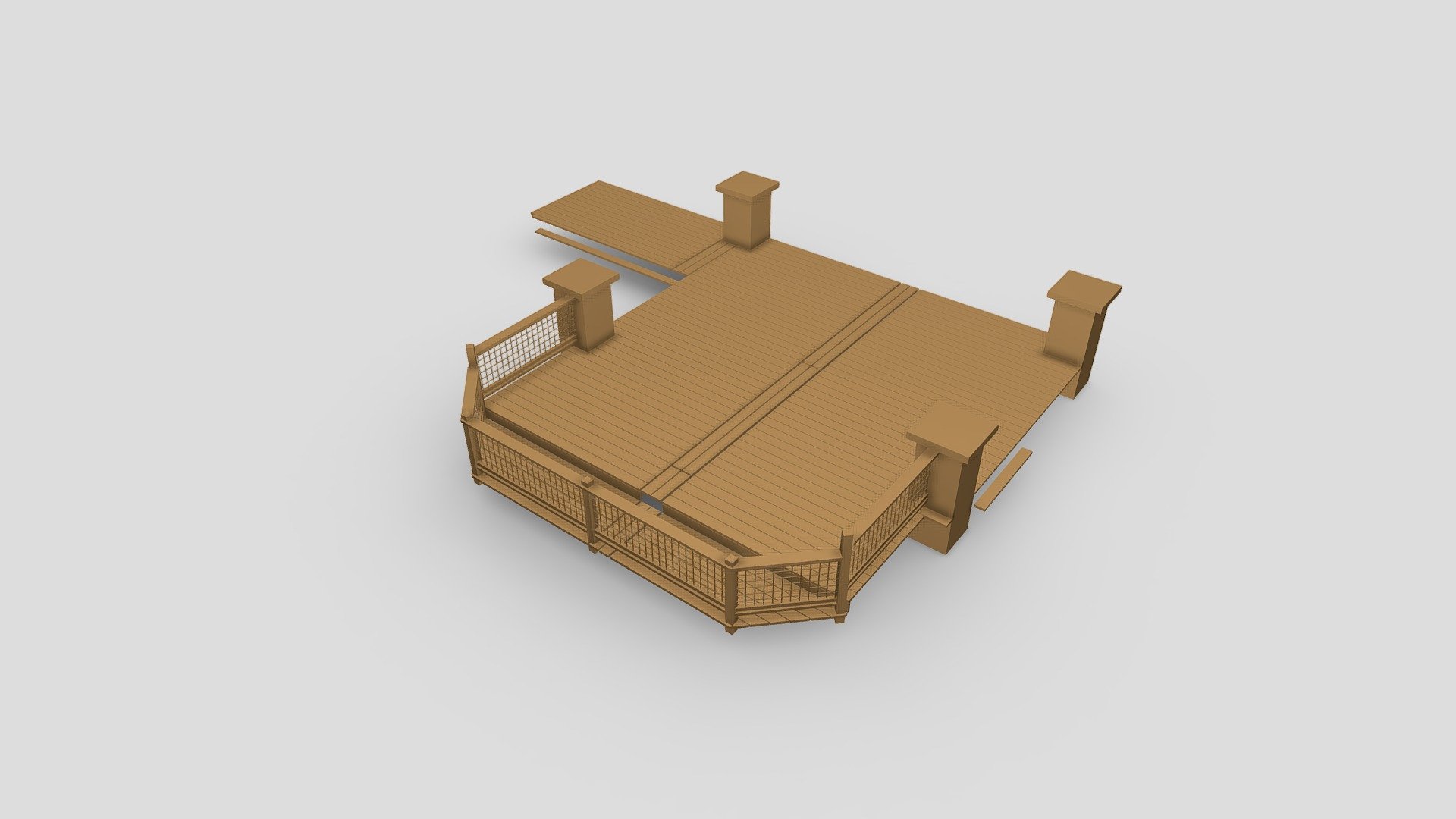 Deck2 - Download Free 3D model by CADtrends [36921e9] - Sketchfab