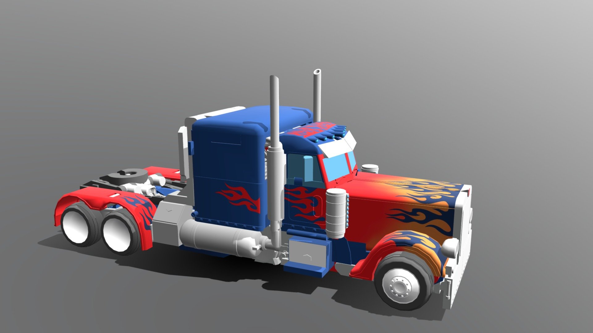 Optimus Prime (Truck Form) FREE - Download Free 3D model by Pipogame ...