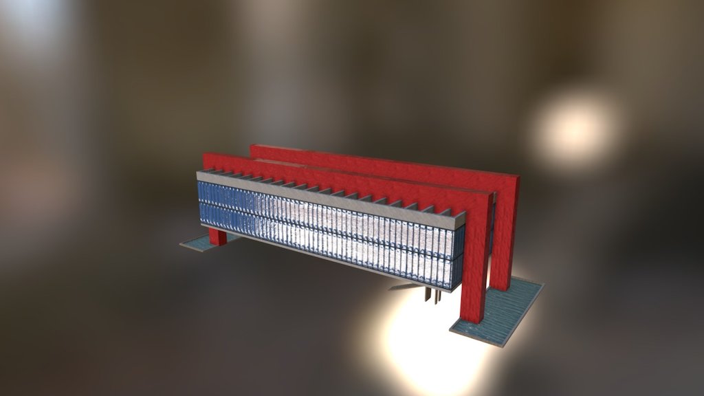 MASP (Museu de Arte de São Paulo) - 3D model by Marcelo (@nankink ...