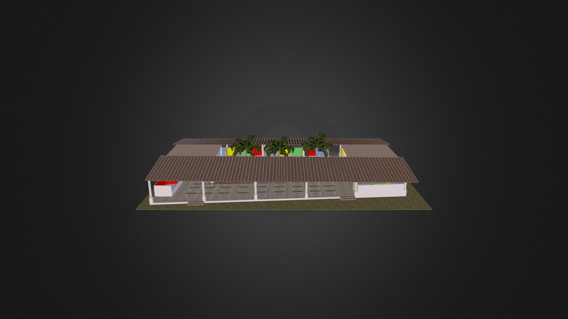 Food Court - 3D model by rjshadow [3693416] - Sketchfab
